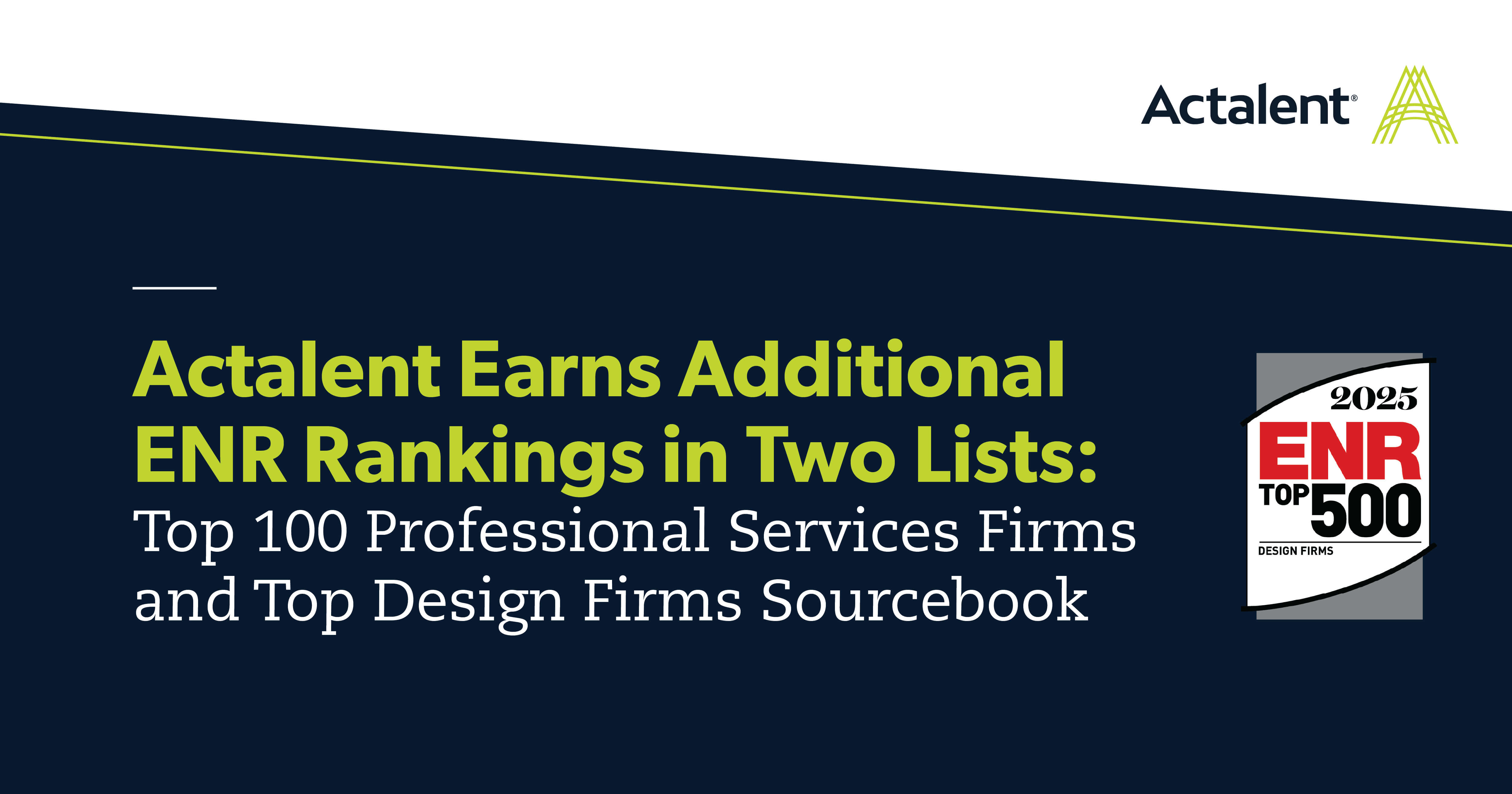 Actalent Earns Additional ENR Rankings in Two Lists: Top 100 ...