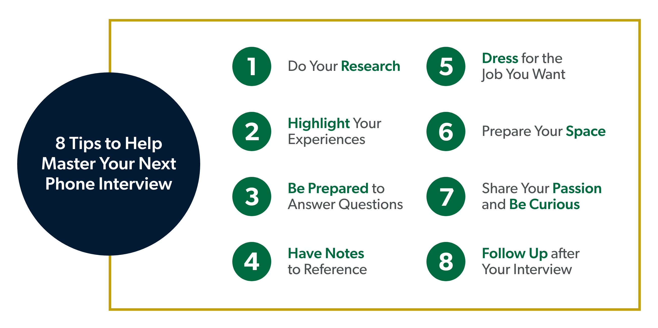 8 Tips to Help Master Your Next Phone Interview