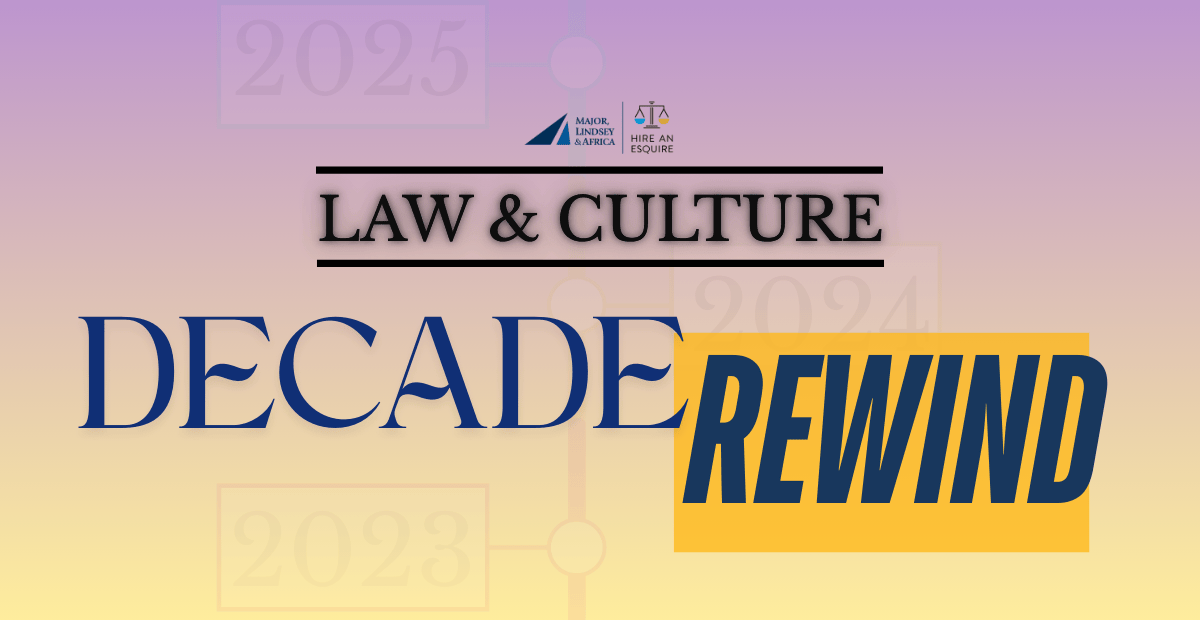 Law & Culture: Decade Rewind