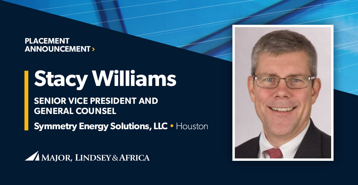 MLA Places Stacy Williams as Senior Vice President and General Counsel ...