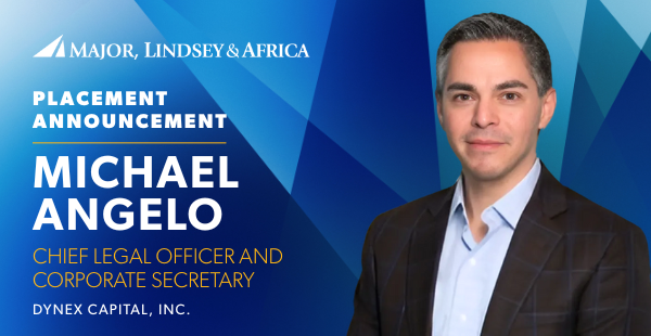 MLA Places Michael Angelo as Chief Legal Officer and Corporate ...