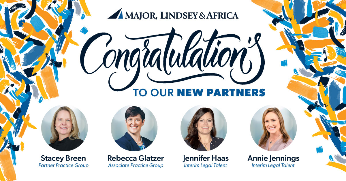 MLA Elects Four Female Recruiters to its Partnership