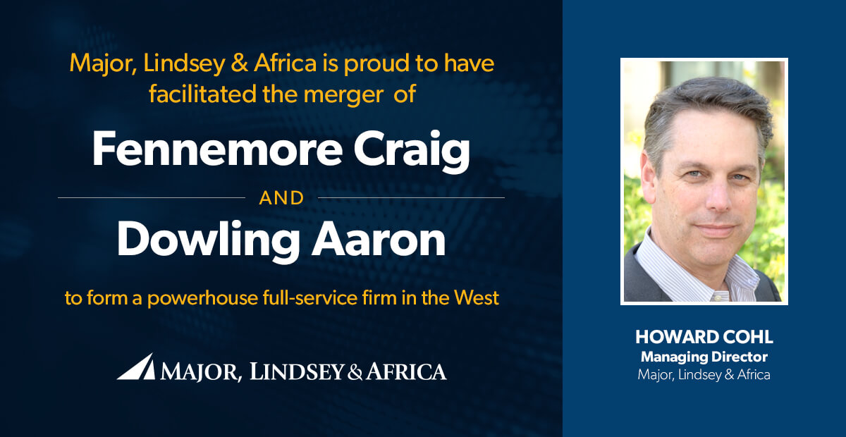 MLA Facilitates Fennemore Craig and Dowling Aaron Merger to Form Full ...