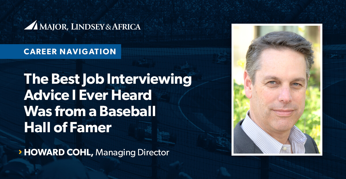 The Best Job Interviewing Advice I Ever Heard Was from a Baseball Hall ...