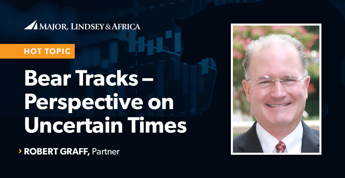 Bear Tracks – Perspective on Uncertain Times