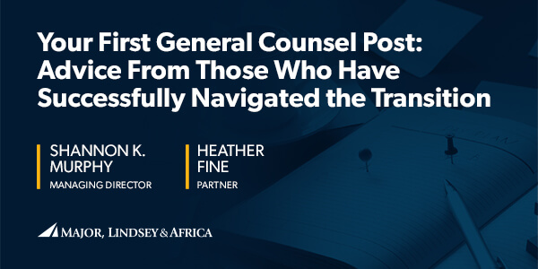 Your First General Counsel Post: Advice From Those Who Have ...
