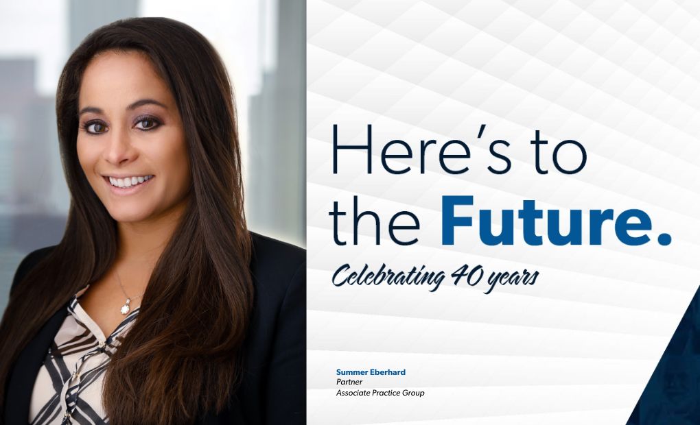 Up and Comers Under 40 Q&A - Summer Eberhard
