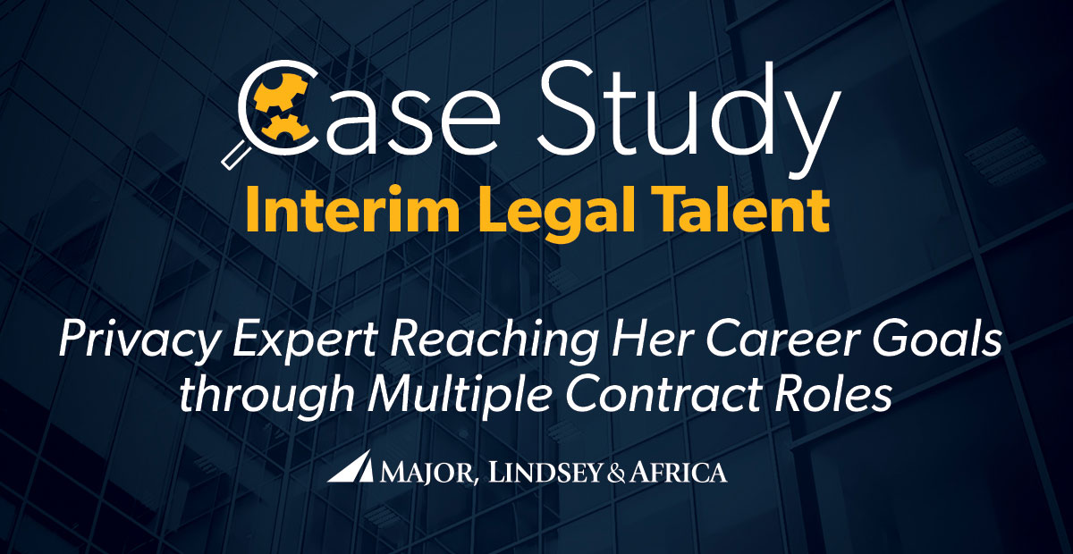Privacy Expert Reaching Her Career Goals through Multiple Contract Roles