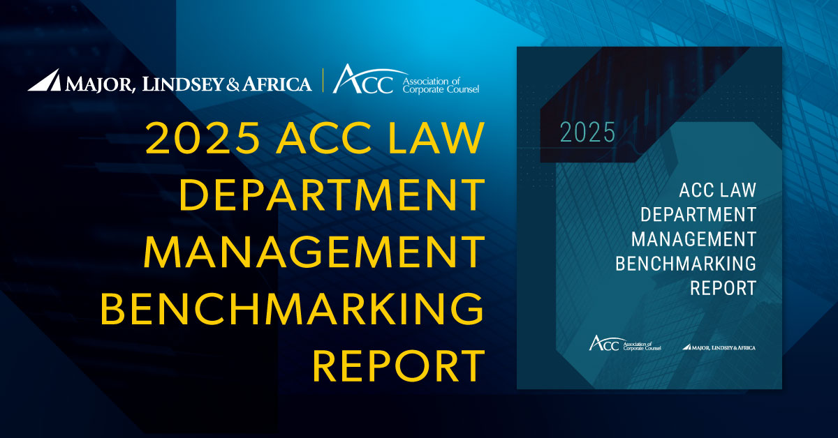 2025 ACC Law Department Management Benchmarking Report