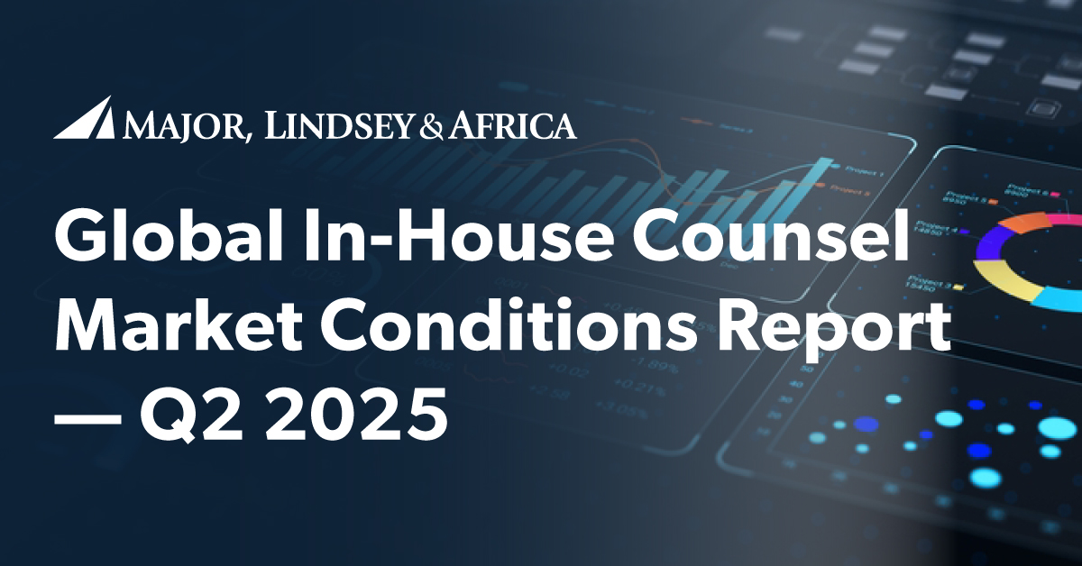 Global In-House Counsel Market Conditions Report - Q2 2025