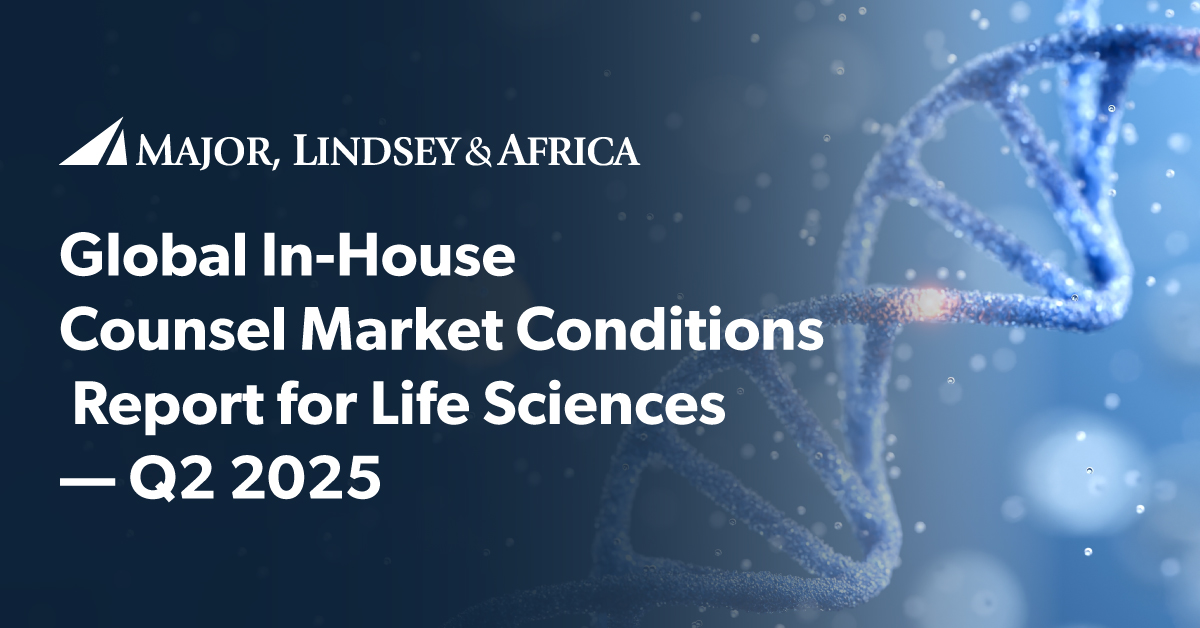 Global In-House Counsel Market Conditions Report for Life Sciences — Q2 ...