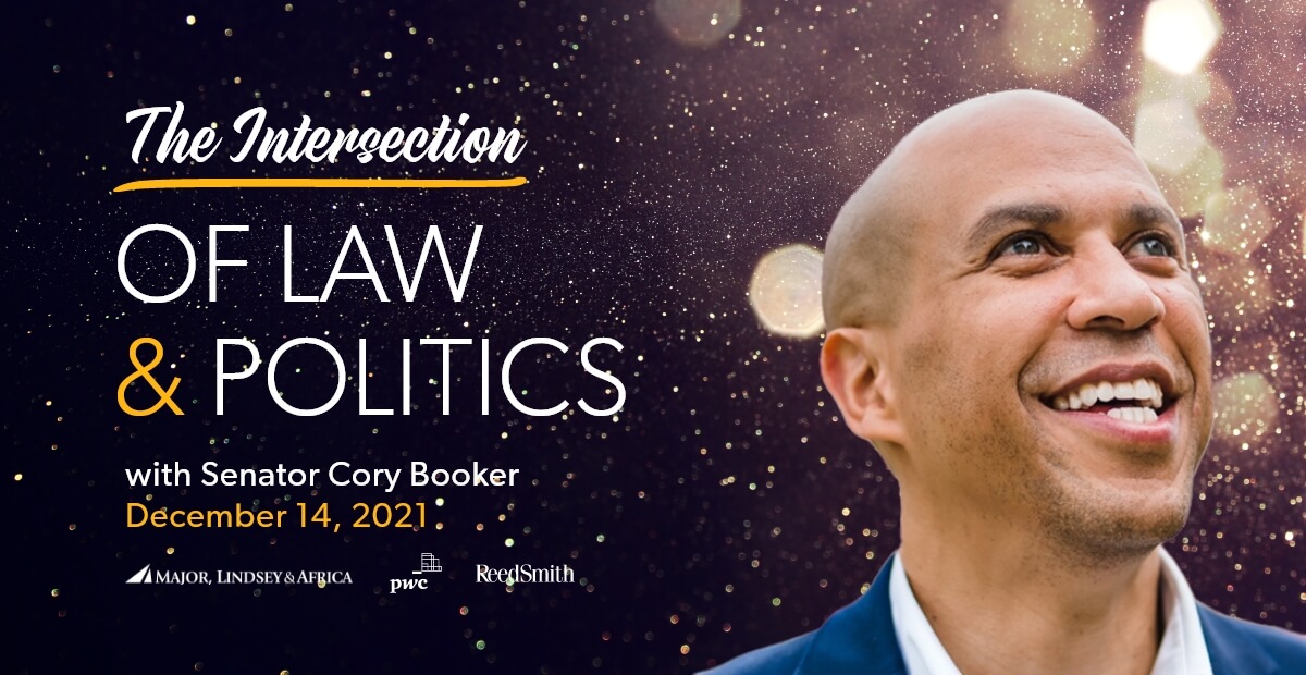 The Intersection of Law & Politics with Senator Cory Booker