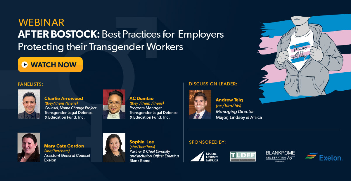 After Bostock: Best Practices for Employers Protecting their ...