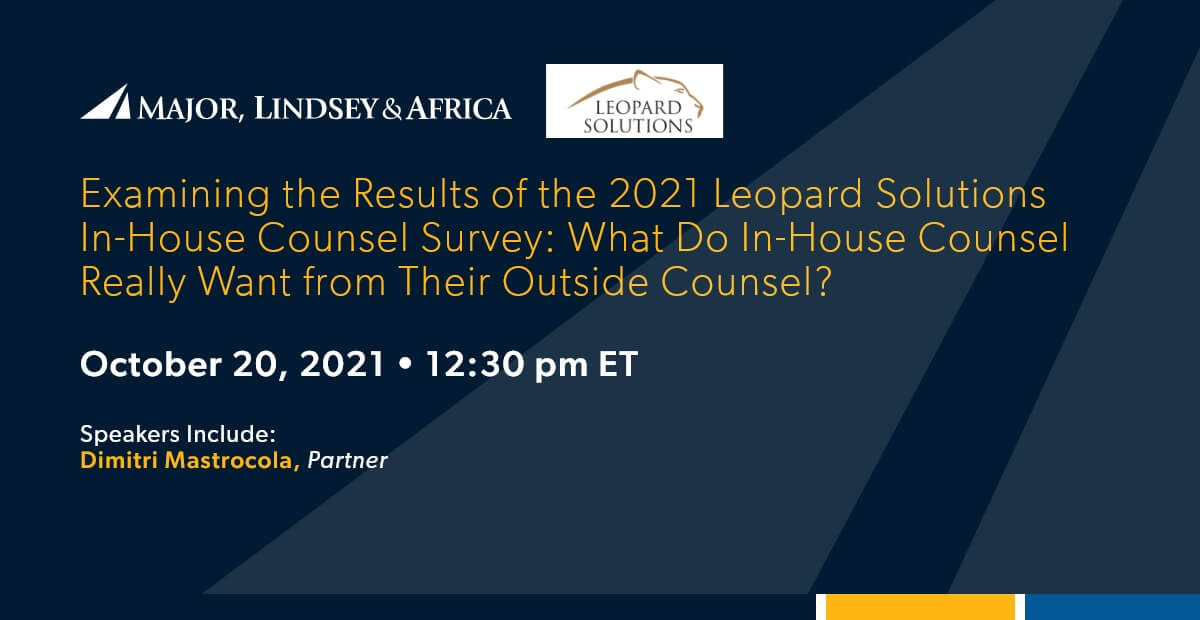Examining the Results of the 2021 Leopard Solutions In-House Counsel Survey