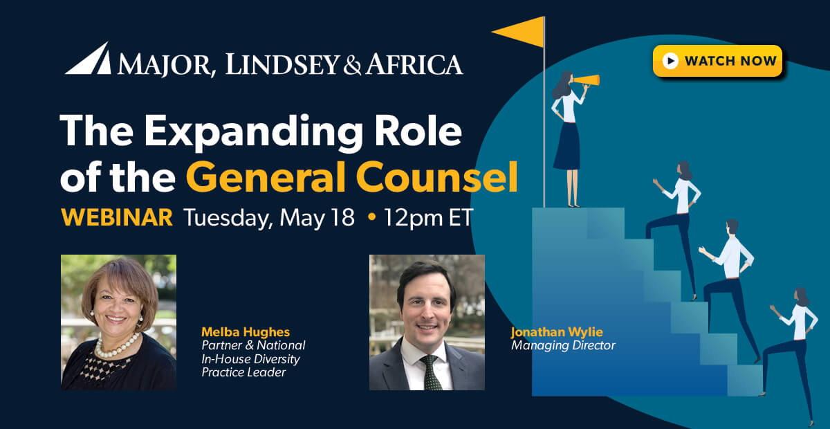 The Expanding Role of the General Counsel The Expanding Role of the General Counsel